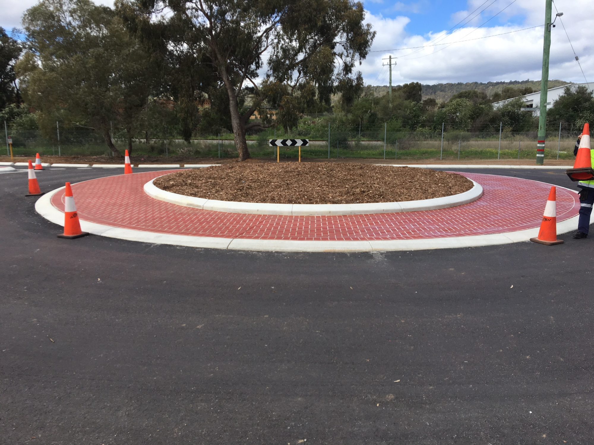 Paving Projects – Resurfaced Roundabouts - Wespray - Spray On Paving